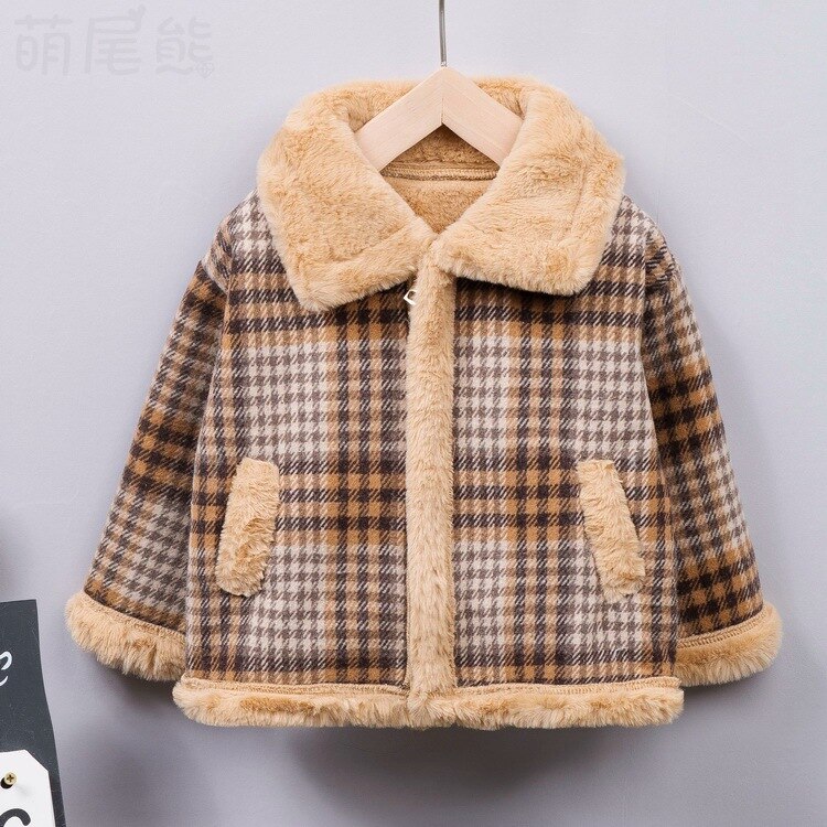 Boys Woolen Coats Autumn Winter Kids Thick Vekvet ... – Grandado