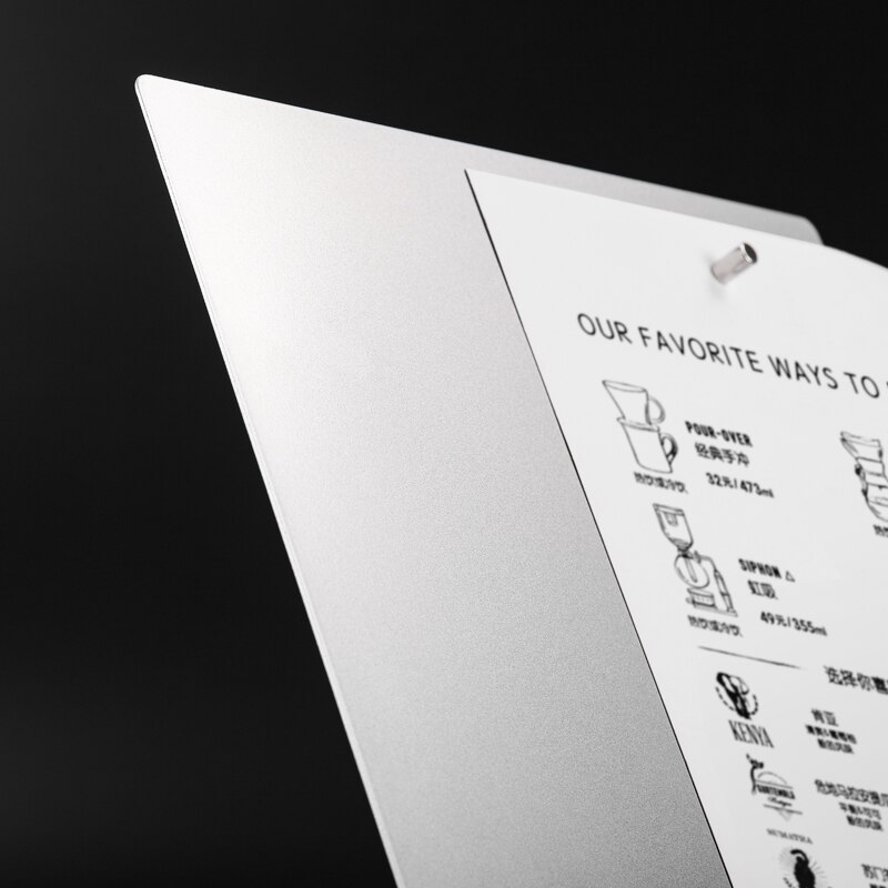 sviao A4 Metal Sign Holder Modern Style Slant Back... – Vicedeal