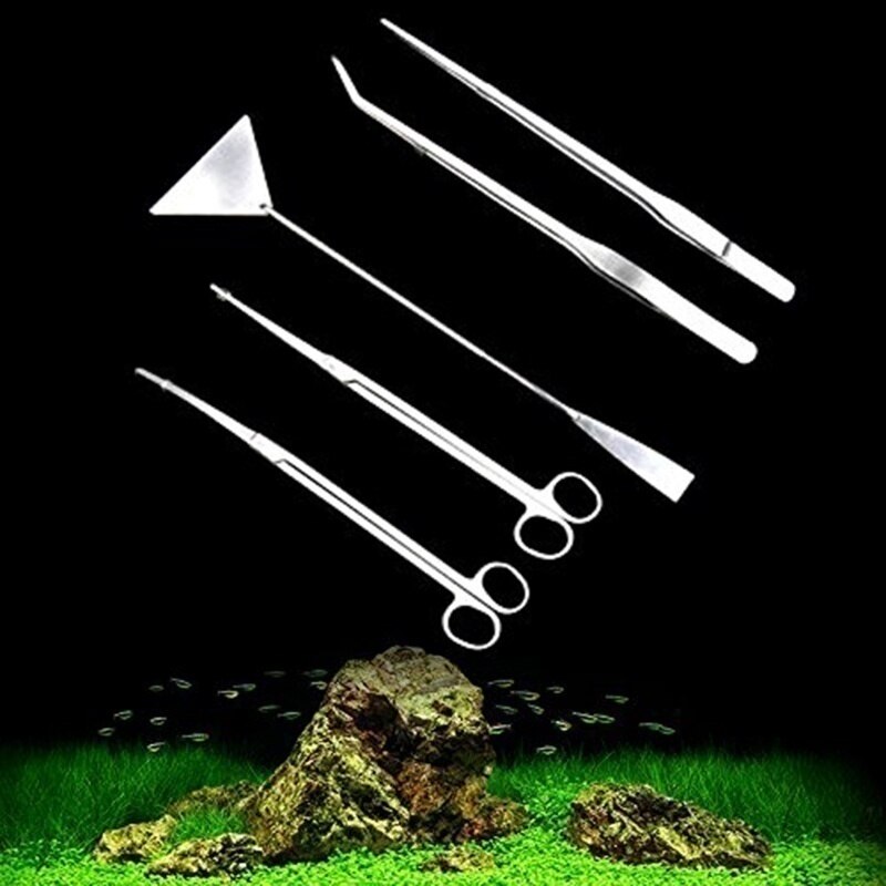 1PC Aquarium Live Plant Fish Tank Tools Set Scisso... – Grandado