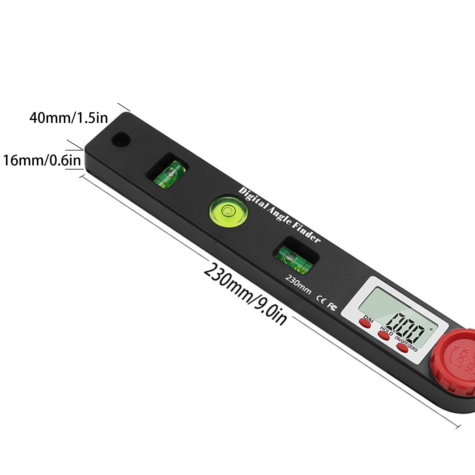 230mm Balance Ruler Digital Angle Inclinometer Ang... – Vicedeal