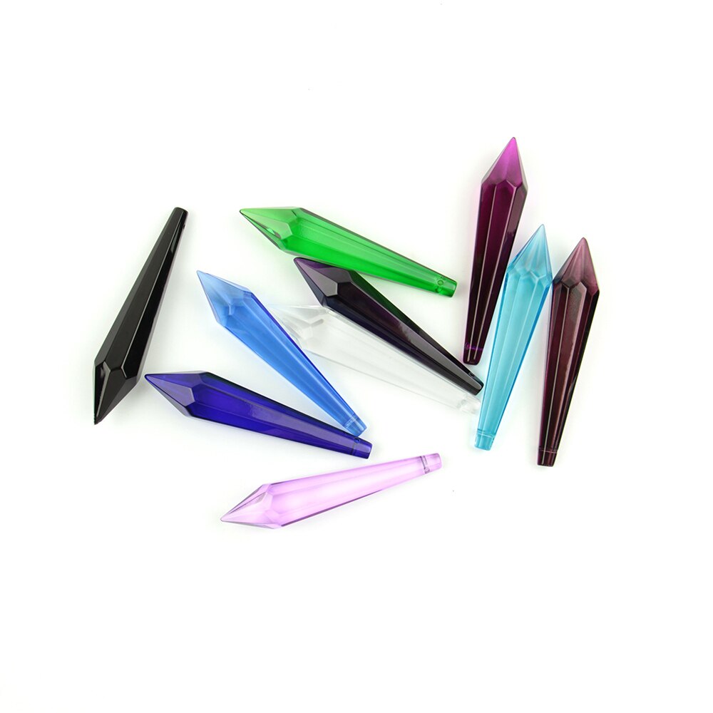 Mixed Color 60mm Crystal Ice Prism , Diy Garland M... – Grandado