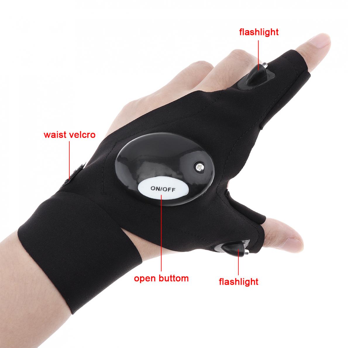 Guante con linterna LED izquierda + derecha para r... – Grandado