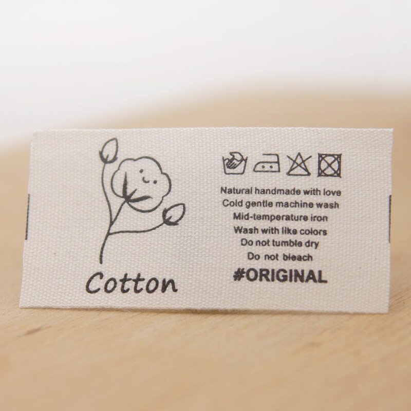 20PCS/lot Washable Cotton Cloth Labels Tags For Cl... – Vicedeal
