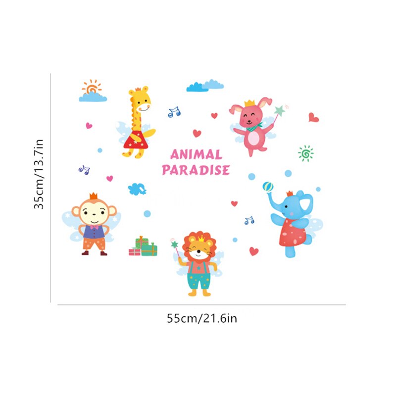 Zs Sticker 55*35 cm/21.6*13.7 inch Kinderkamer Muu... – Vicedeal