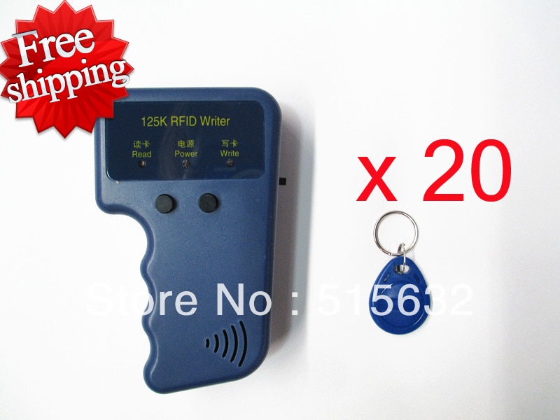 RFID Reader Writer 125KHz ID Card Keyfob duplicato... – Vicedeal