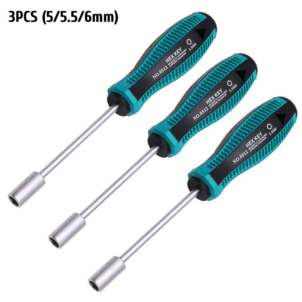 (3pcs/ set) 5mm 5.5mm 6mm Socket Screwdriver Hex W... – Vicedeal