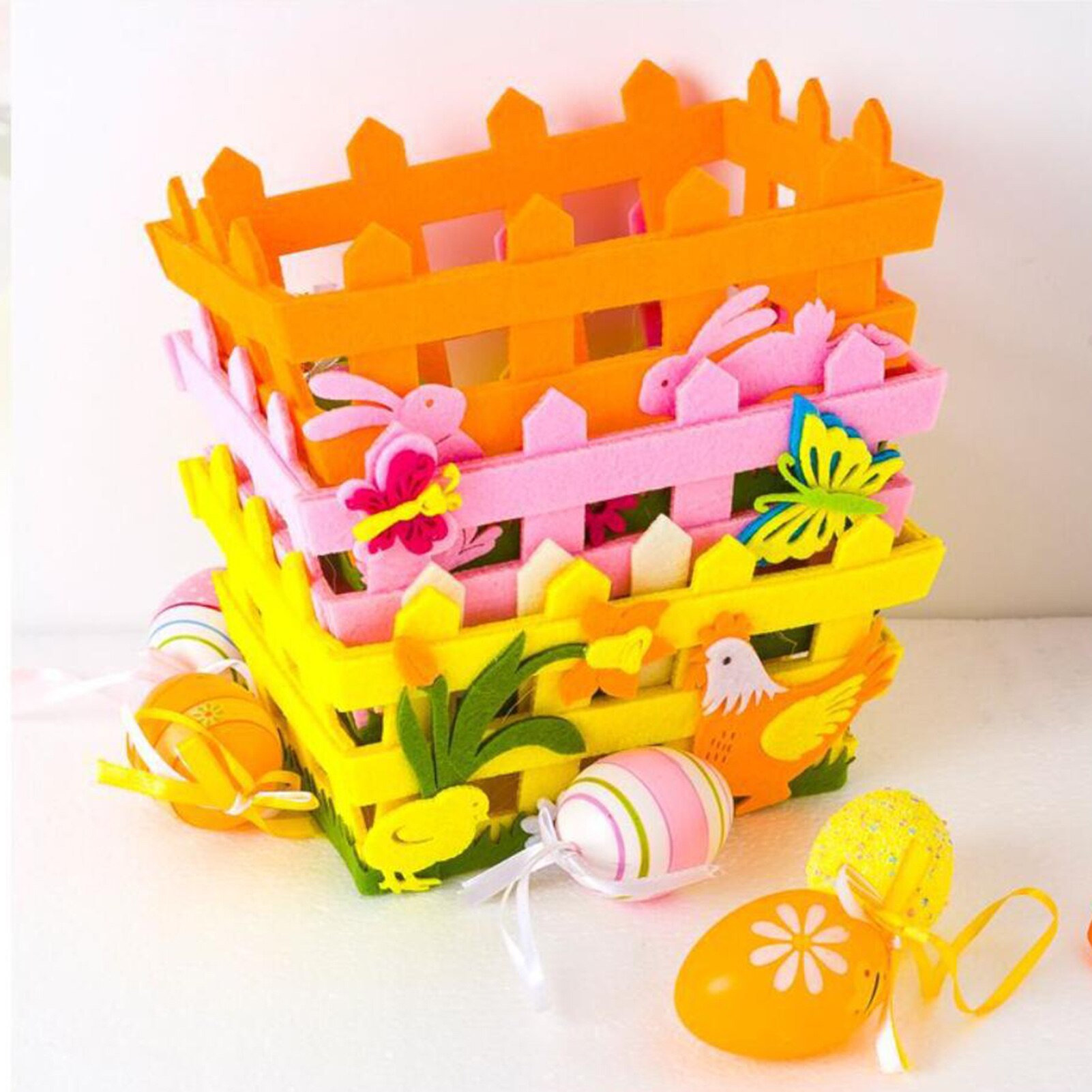 Easter Basket Children's Non-woven Fabric Candy Eg... – Grandado