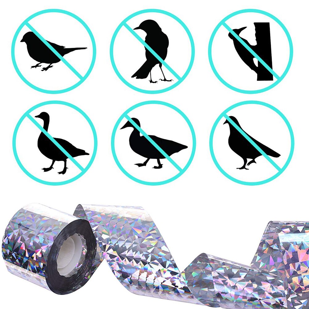 90M Bird Repellent Scare Tape Hoorbaar Repellent D... – Vicedeal