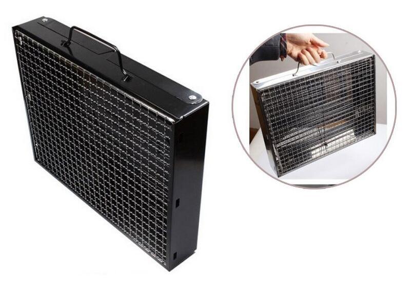 Portable BBQ Grills Stack Charcoal 3-5 People Thic... – Vicedeal