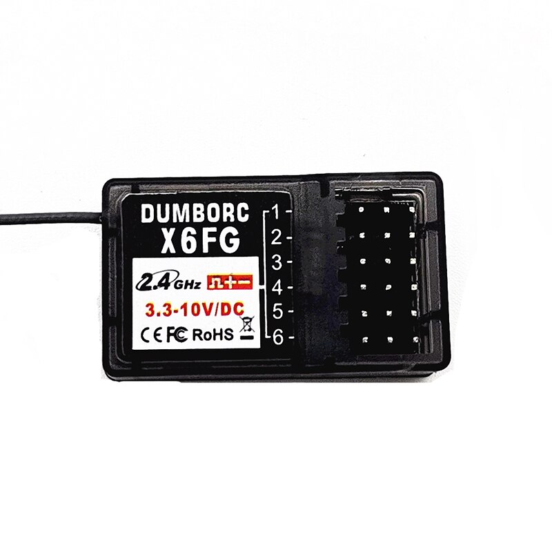 DUMBORC X6F/X6FG 2.4G 6CH Radio Control System Rec... – Vicedeal