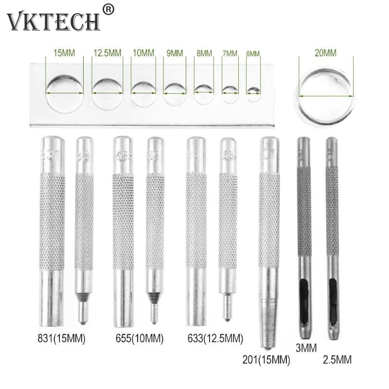 11pcs/set Metal Leather Tools for Leather Hole Pun... – Grandado