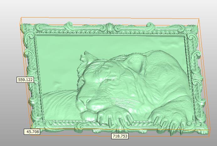 Leopard CNC Router relief modell STL-format artcam... – Vicedeal