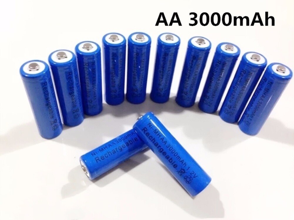 14500 Rechargeable Battery AA 3000mAh 1.2V NI-MH L... – Vicedeal