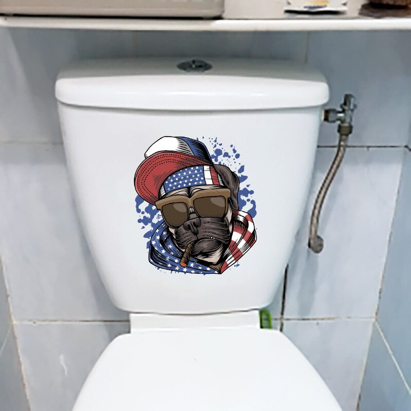 YOJA 20×22.9CM Hand Drawn Pug Personality Cartoon ... – Grandado