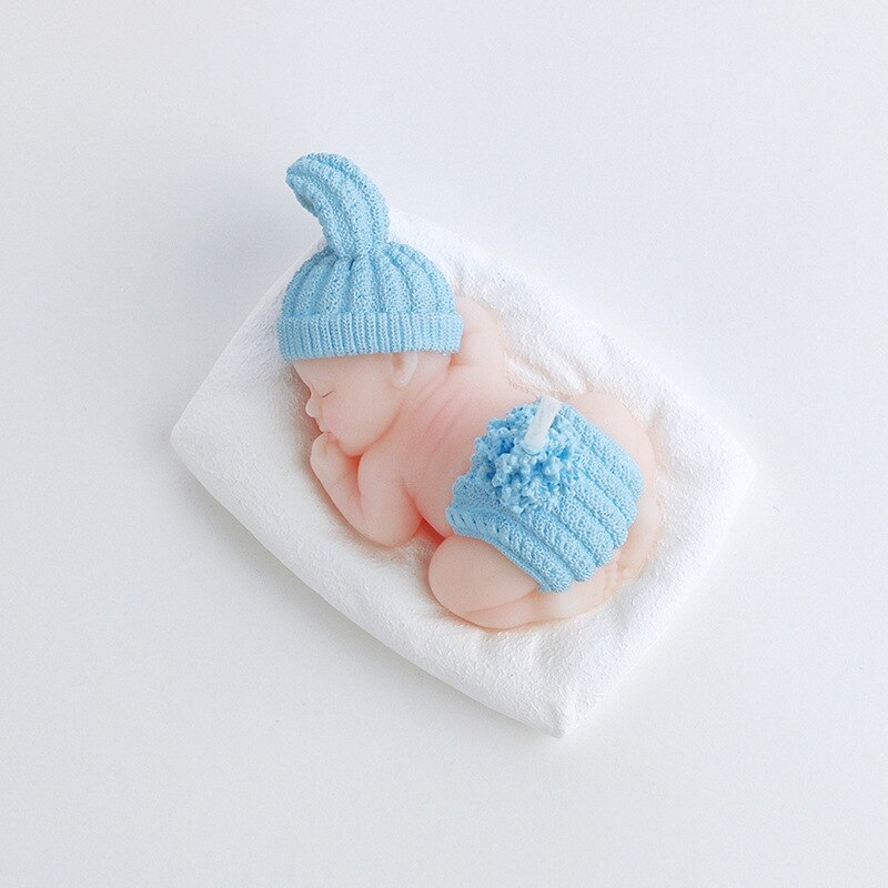 Huwelijkskaars slapende baby verjaardagsdecoratie ... – Vicedeal