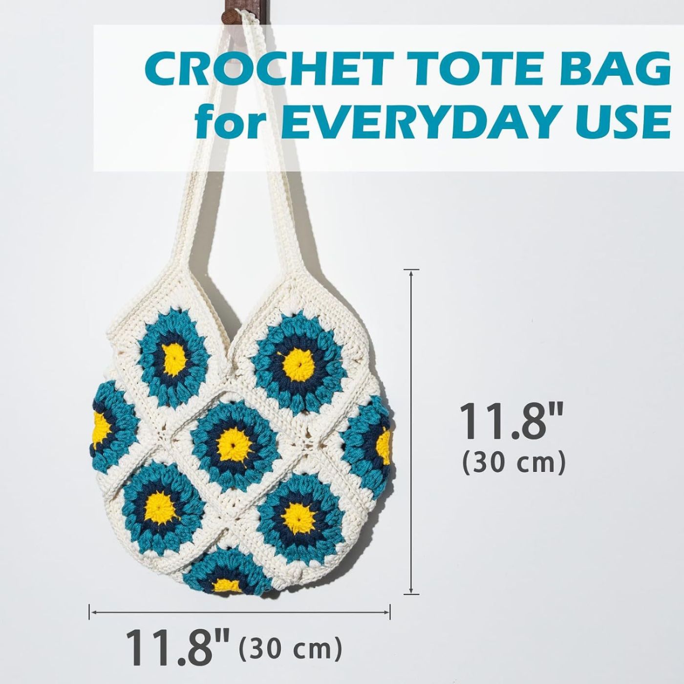 Hand Bag Crochet Kit with yarn DIY Shoulder Bags b... – Grandado