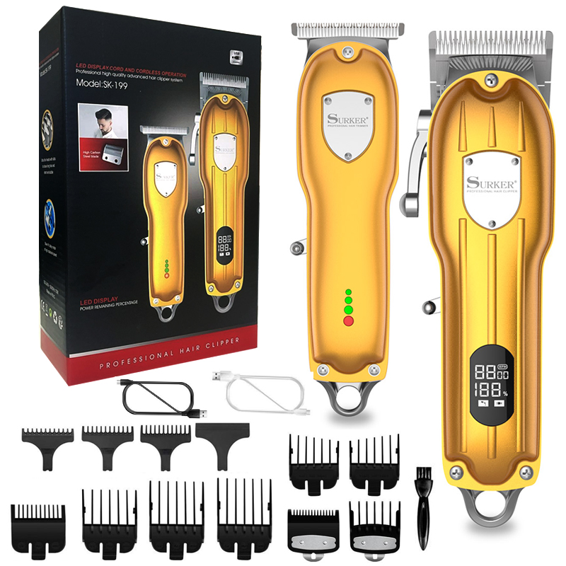 barber shop electric hair clipper for men corded c... – Grandado
