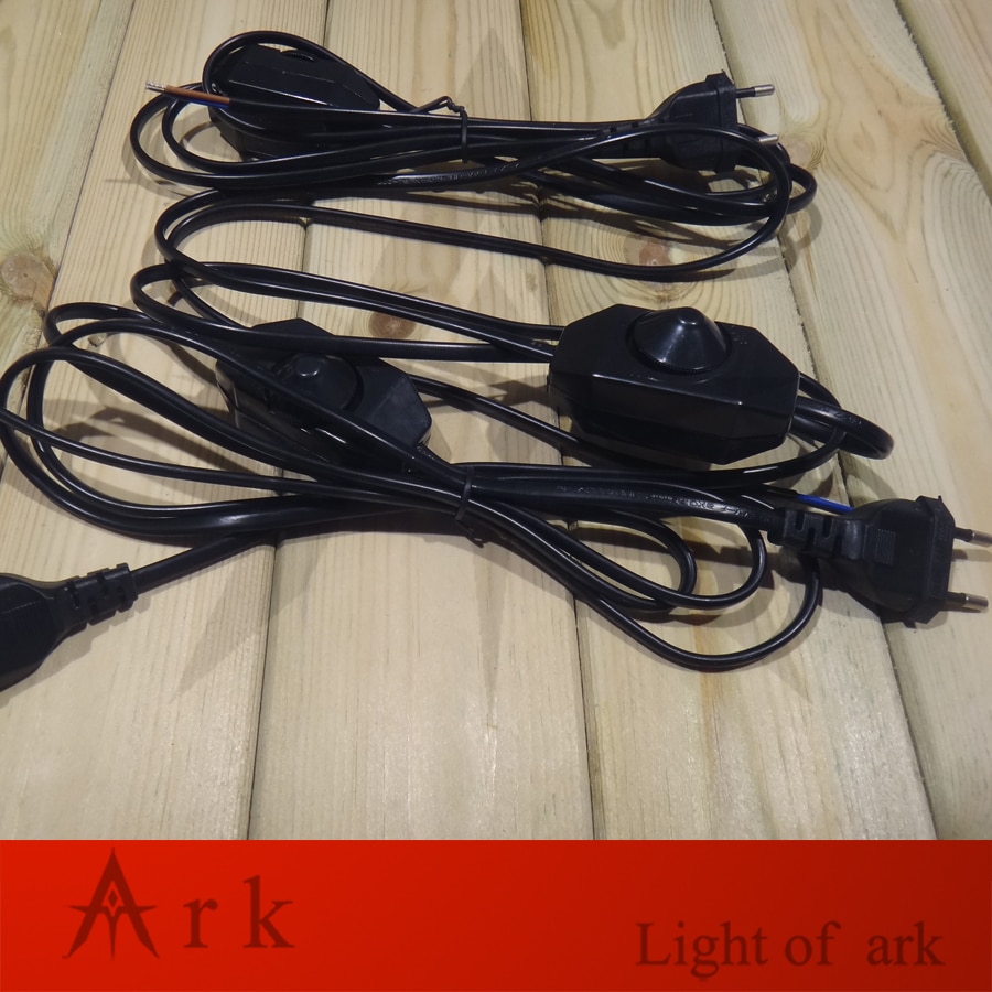 European VDE Approval 2.5Meter EU Black Cable with... – Grandado