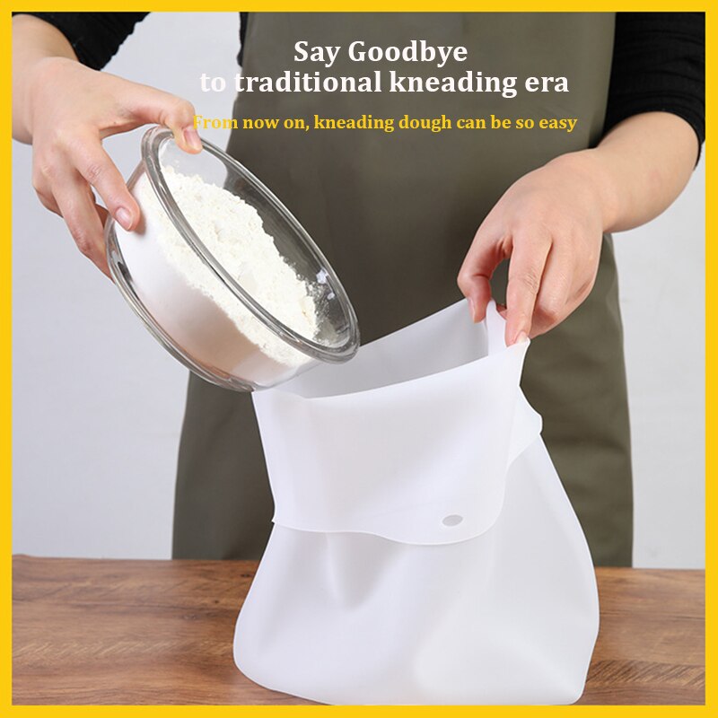 Siliconen Kneden Deeg Zak Behoud Meel-Mengen Tas Z... – Vicedeal