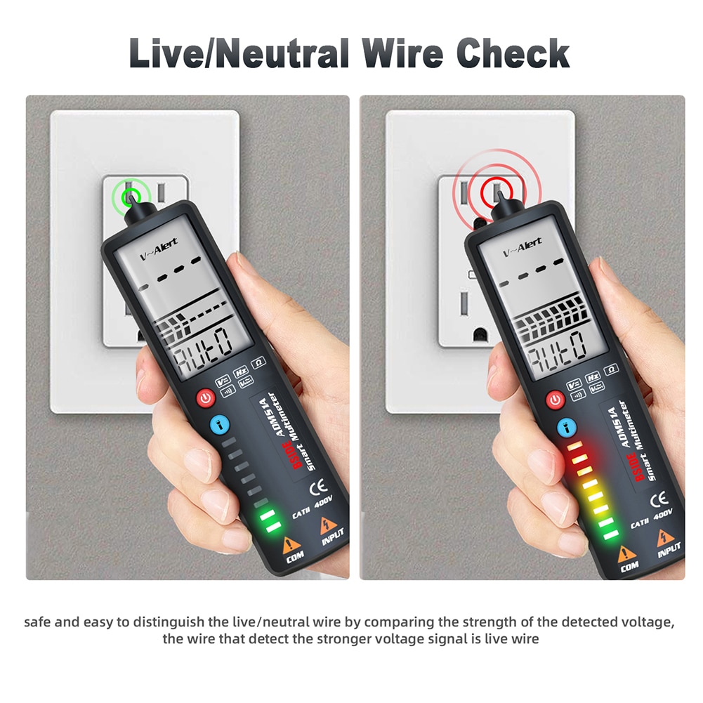 Smart Digital Multimeter Voltage Detector BSIDE AD... – Vicedeal