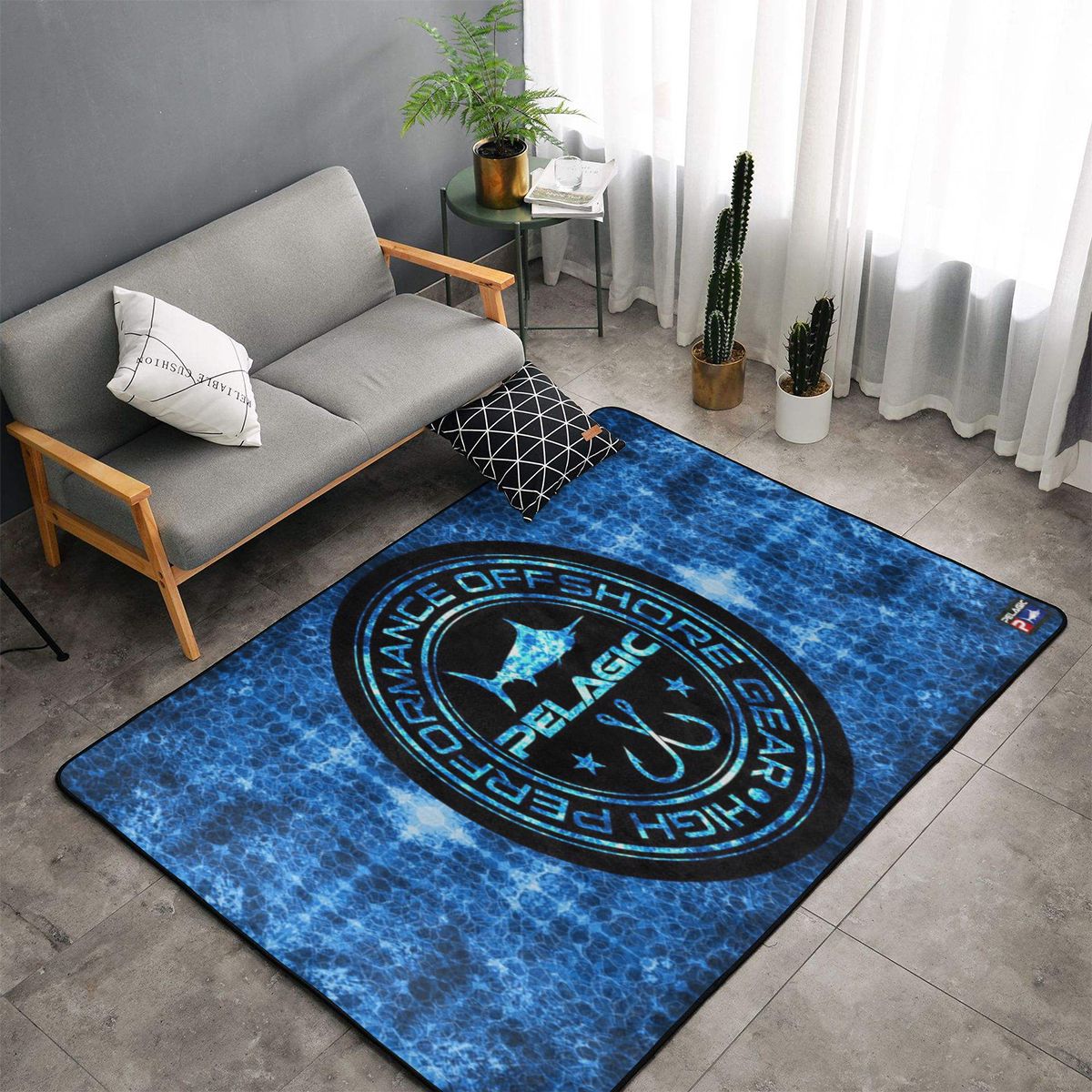 Pelagic 4 Carpet Living Room Rugs 100x150cm Living... – Grandado