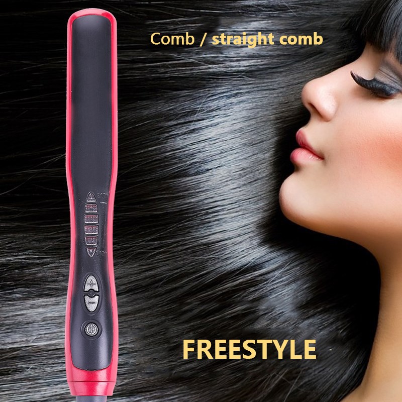 Straight Hair Comb Straightener Straight Hair Lazy... – Grandado