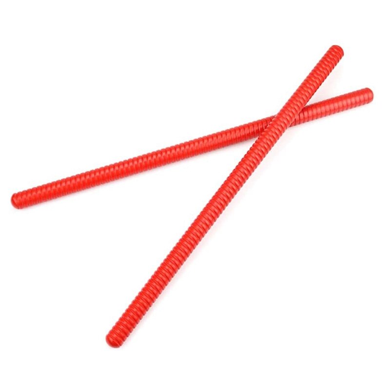 4 Pcs Rhythm Stick Learning Toys Wooden Threaded C... – Vicedeal