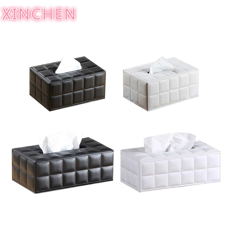Xinchen Eenvoudige Pu Tissue Doos Rechthoek Papier... – Grandado