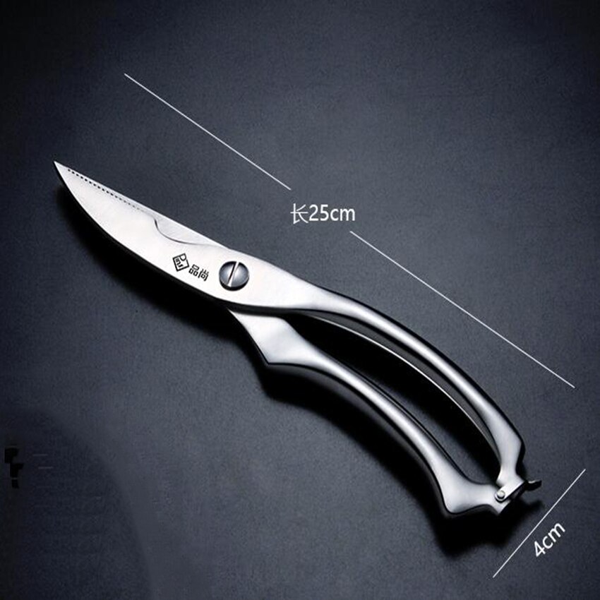 25cm Stainless Steel Kitchen Poultry Chicken Bone scissor Cutter Cook ...