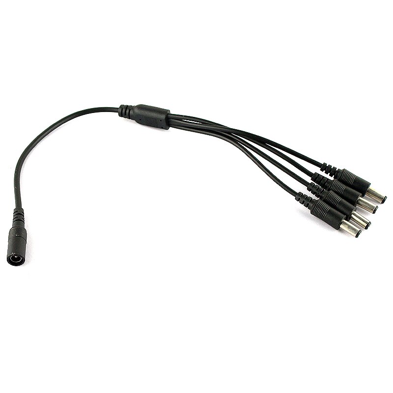 DC 1 to 4 Power Splitter Adapter Cable for CCTV Ca... – Vicedeal