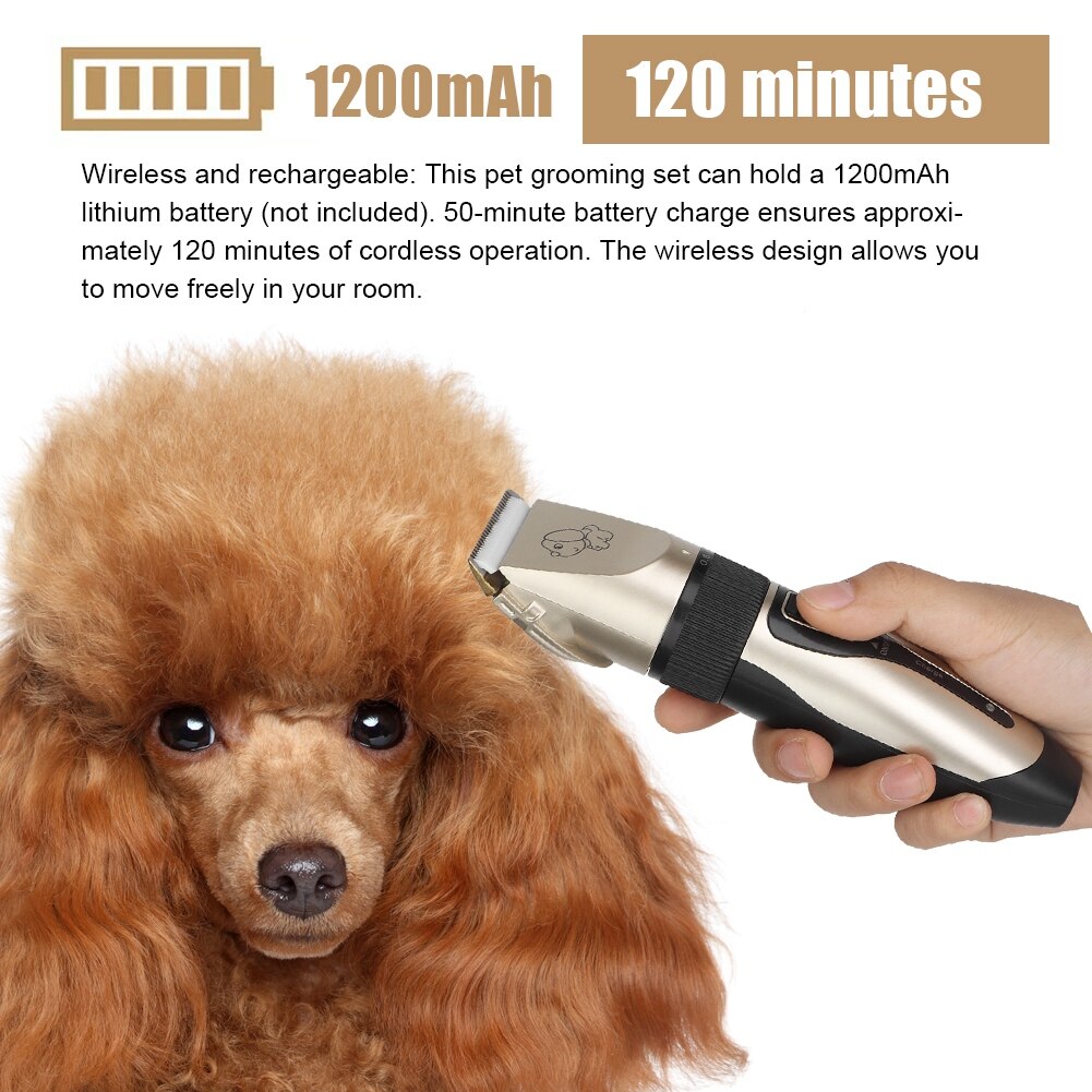 TINGHAO Pet Dog Hair Trimmer Animal Grooming Clipp... – Grandado