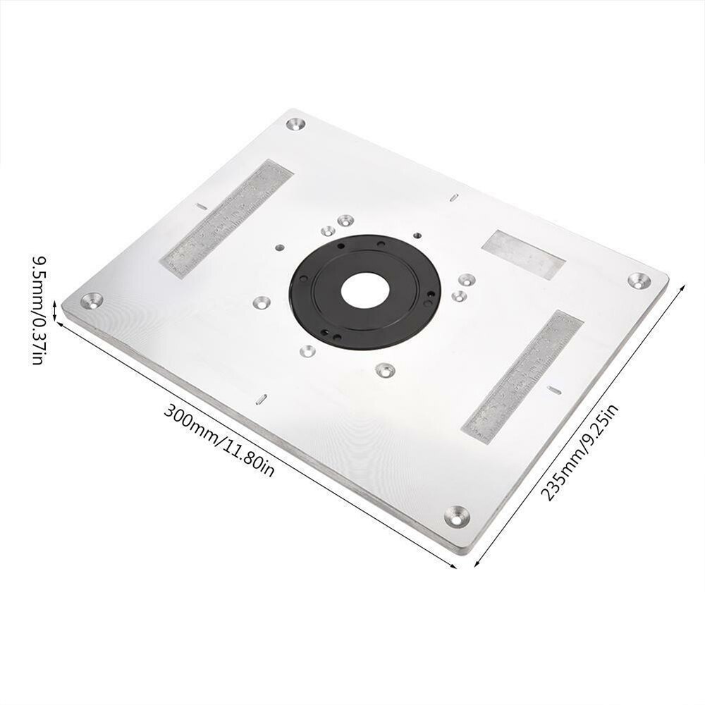 300*235*9,5mm Router Tisch Platte Aluminium Router... – Vicedeal