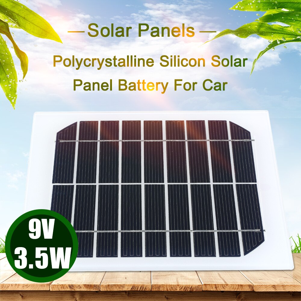 9 v 3,5 Watt Solar- Tafeln Polykristalline Siliziu... – Grandado