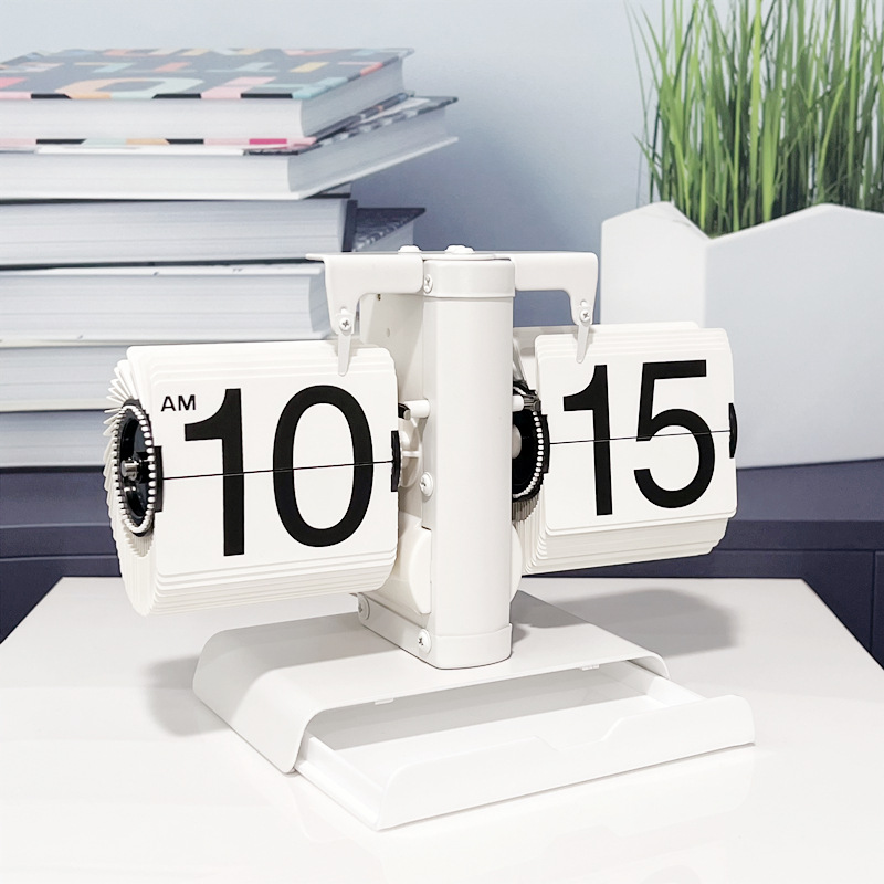 Flip Clock Vintage Desk Clocks Retro Flip Down Clo... – Grandado