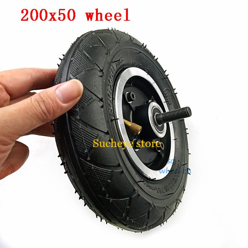 8 Inch Wheel With Drum Brake 8" Pneumatic Wheel Wi... – Grandado