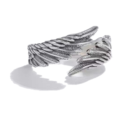 Angel Demon Wing Couples Rings For Women Men Match... – Grandado