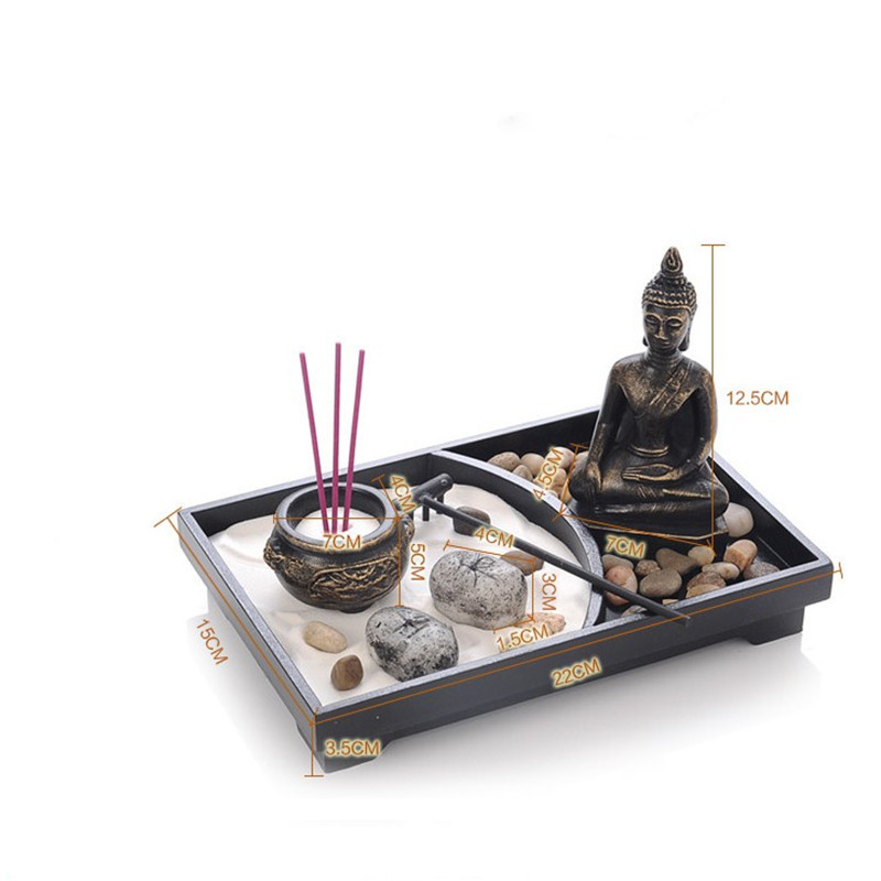 Resin Buddha Statue Zen Meditation Peaceful Relax ... – Grandado