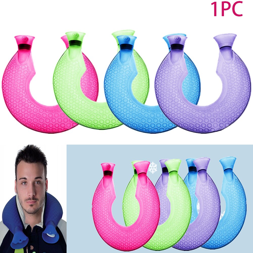 U Shape Shoulder Transparent PVC Neck Warm Travel ... – Grandado