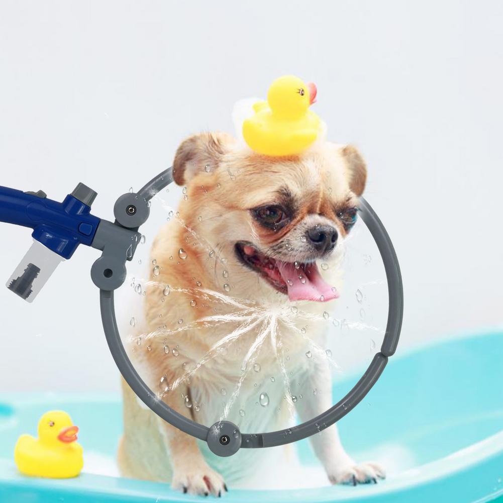 Pet Bathing Device Ring-Shaped Jet Plastic Dog Bat... – Grandado