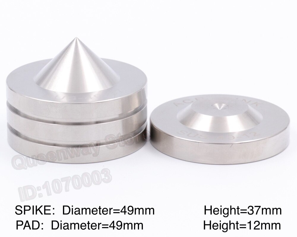 49mm 39mm Stainless Steel Speaker Spike Stand Pad ... – Grandado