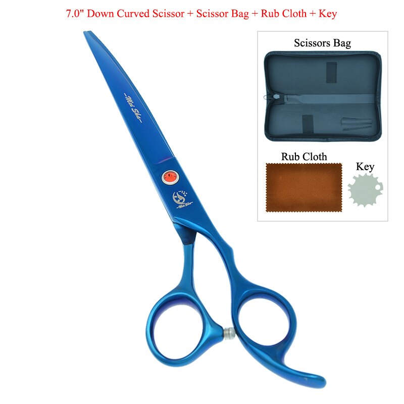 Meisha 7 inch Pet Dog Cutting Thinning Curved Anim... – Grandado