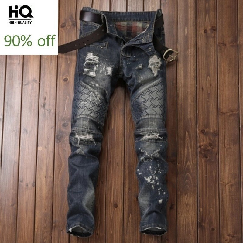 Male Jeans For Men Classical Spring Cowboy Pants M... – Grandado