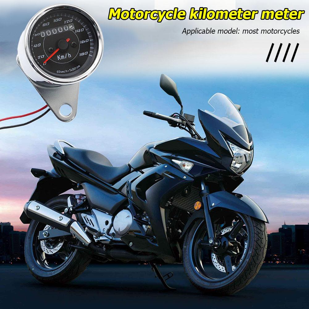 Universal Motorcycle Speedometer LED Classic Delic... – Grandado