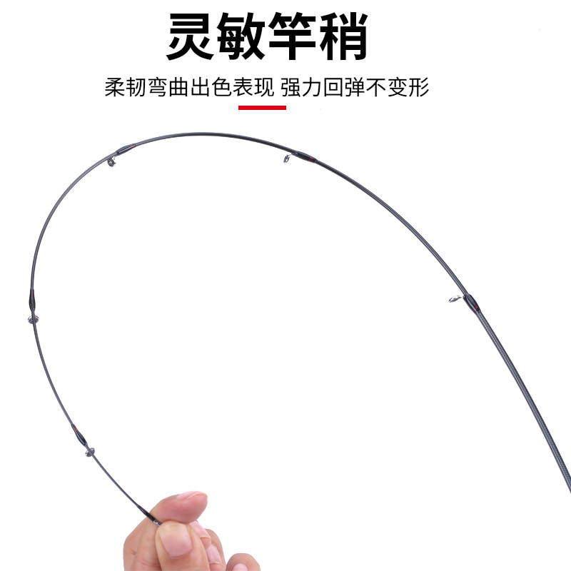 Lurekiller Carbon Trout Rod 1.8m Double Tips Solid... – Grandado