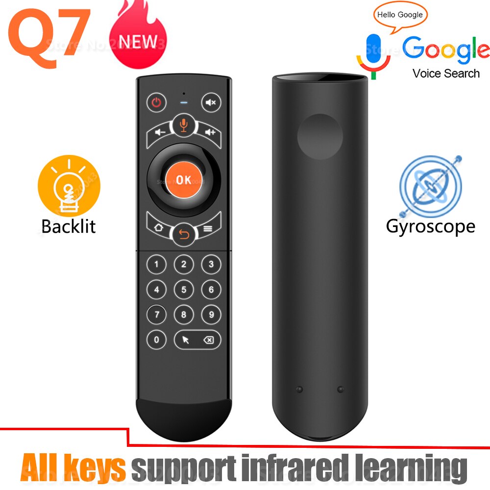 Q7 Backlit Gyroscoop Wireless Air Mouse Smart Voic... – Grandado