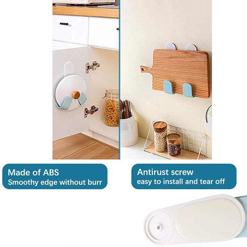 Self Adhesive Pot Lid Holder No-Punch Wall-Mounted... – Grandado