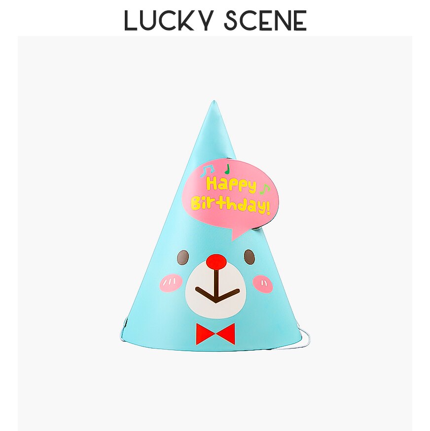 Paper Cartoon Animal Birthday Party Hats for Kids ... – Grandado