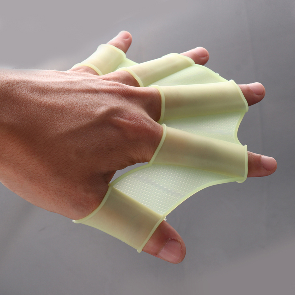 1 Pair Silicone Swim glove Swiming Gear Hand Fins ... – Vicedeal