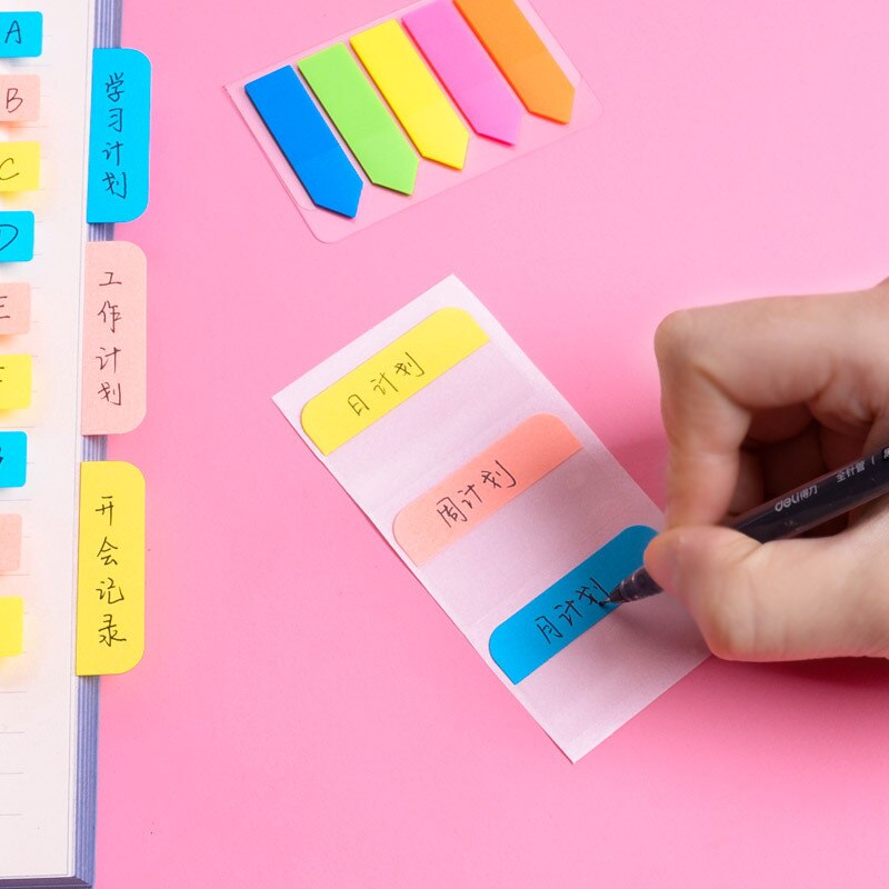 Deli 9060 Fluorescerende Stickers Label Sticker Ri... – Vicedeal