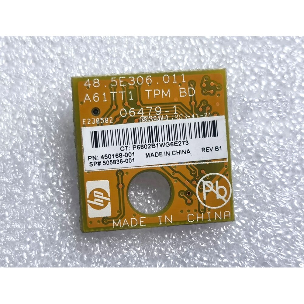 HP TPM Remote Module 505836-001 450168-001 Trusted... – Grandado HP TPM Remote Module 505836-001 450168-001 Trusted... – Grandado